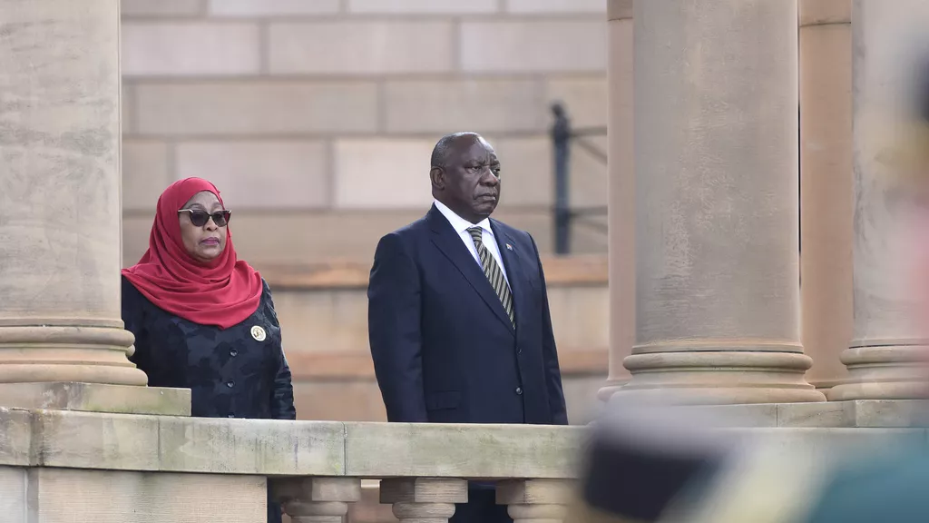 Tanzania's First Female President On Visit To South Africa