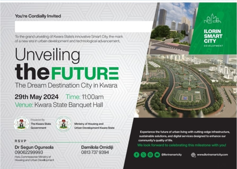 Kwara Govt Invites Public To Unveil Of Ilorin Master Plan, Ilorin Smart ...